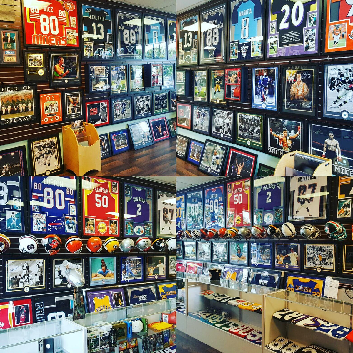 Custom Framing – Dazzle Sports Marketing
