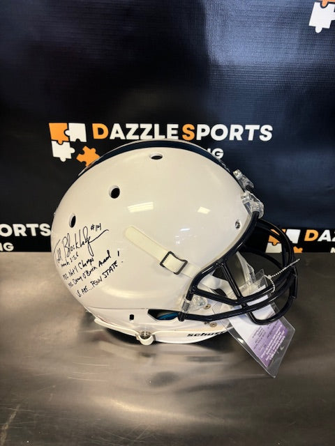 Penn State Todd Blackledge Signed/Inscribed Full Size Replica Helmet J ...