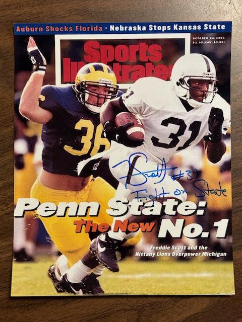 Penn State Freddie Scott Signed 8x10 Photo – Dazzle Sports Marketing