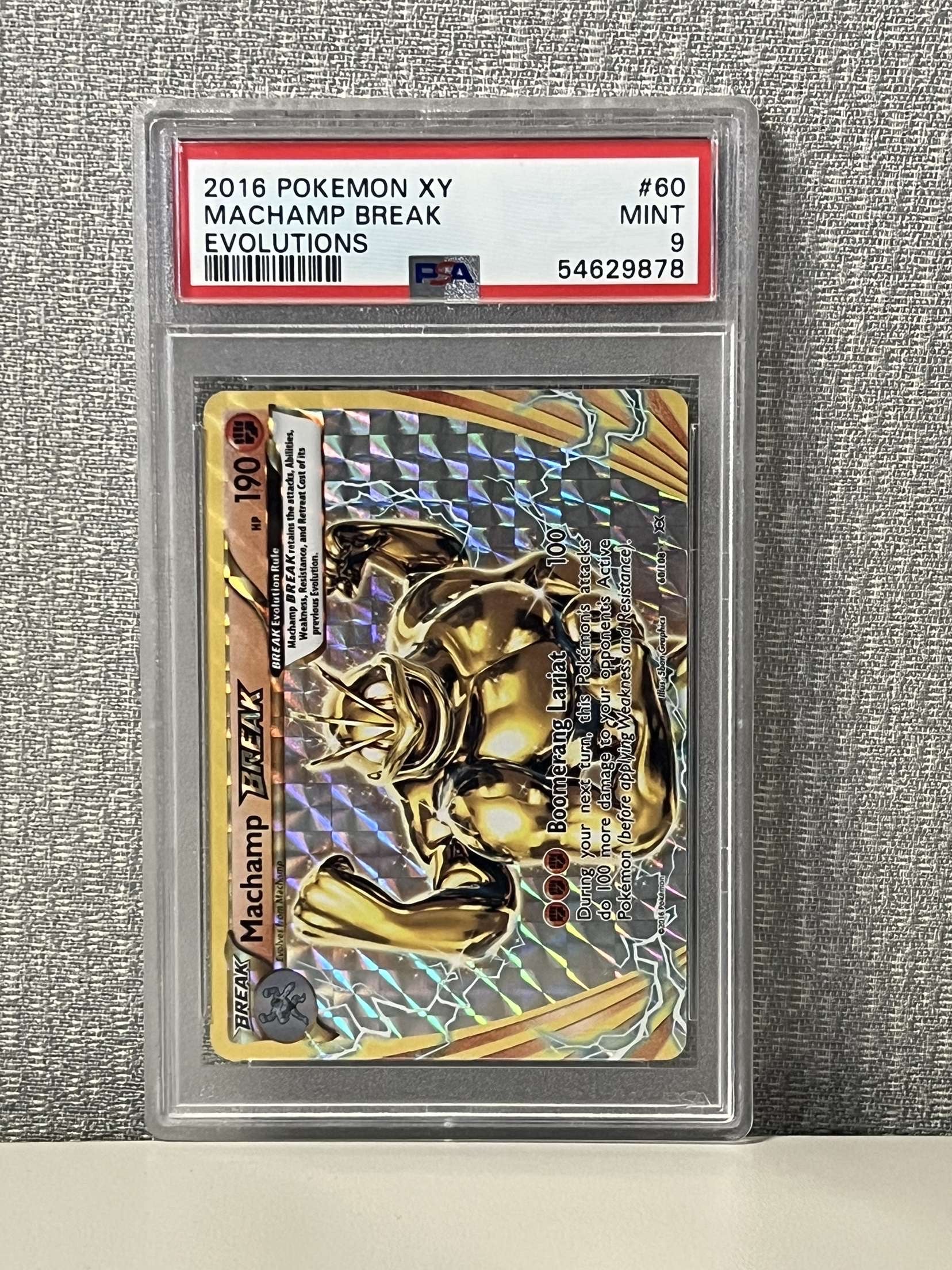 2016 Pokémon XY Machamp Break Evolutions #60 PSA Mint 9 – Dazzle Sports ...