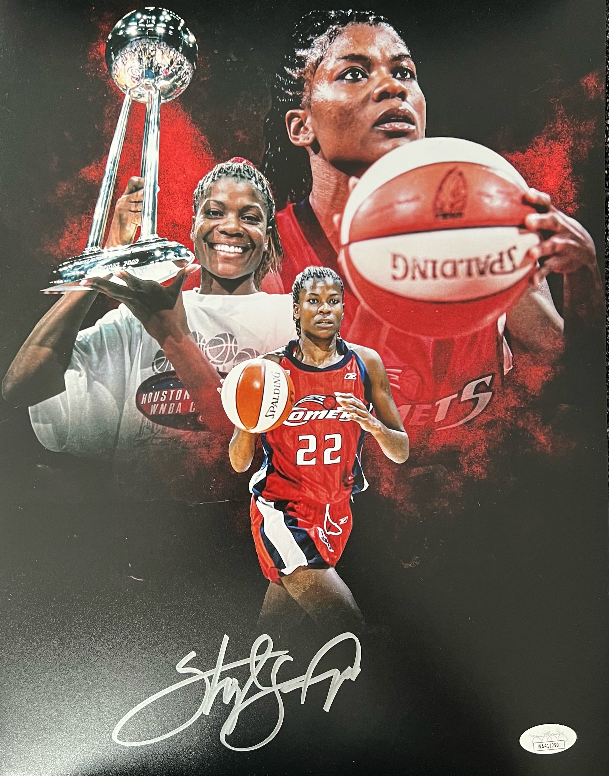 Houston Comets Sheryl Swoopes Signed 11x14 with JSA COA – Dazzle Sports ...