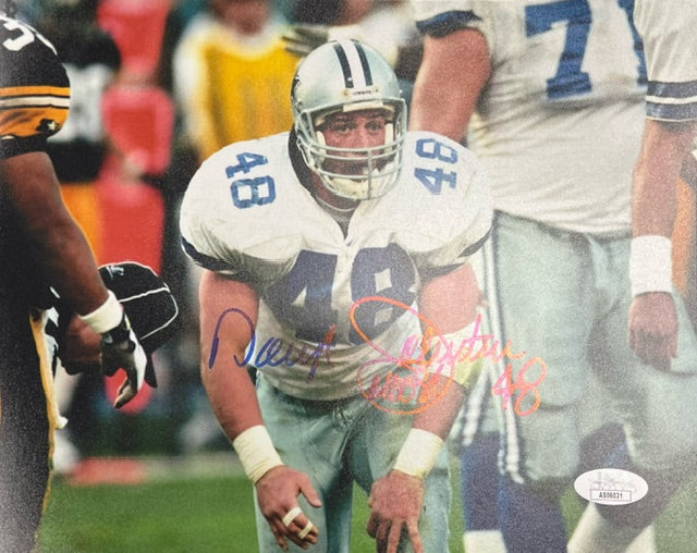 Dallas Cowboys Daryl "Moose" Johnston Signed 8x10 with JSA COA – Dazzle ...