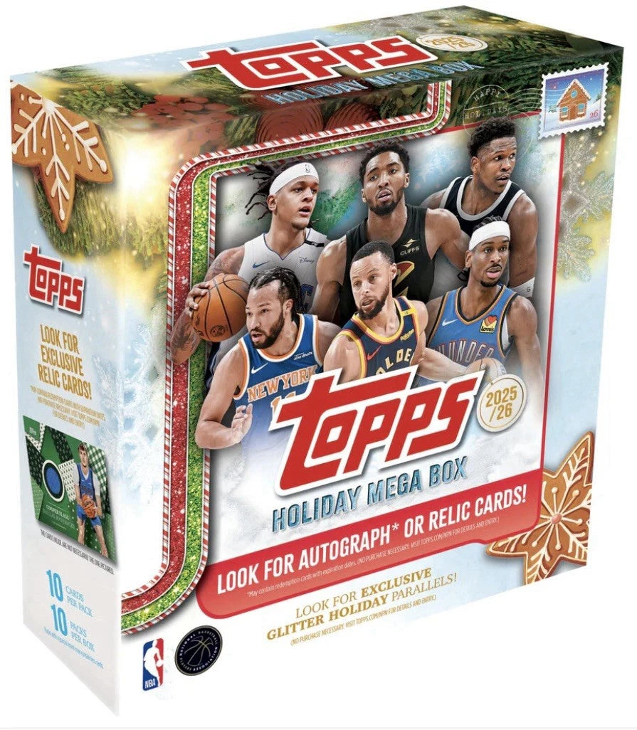 2025/26 Topps Basketball Holiday Mega Box – Dazzle Sports Marketing