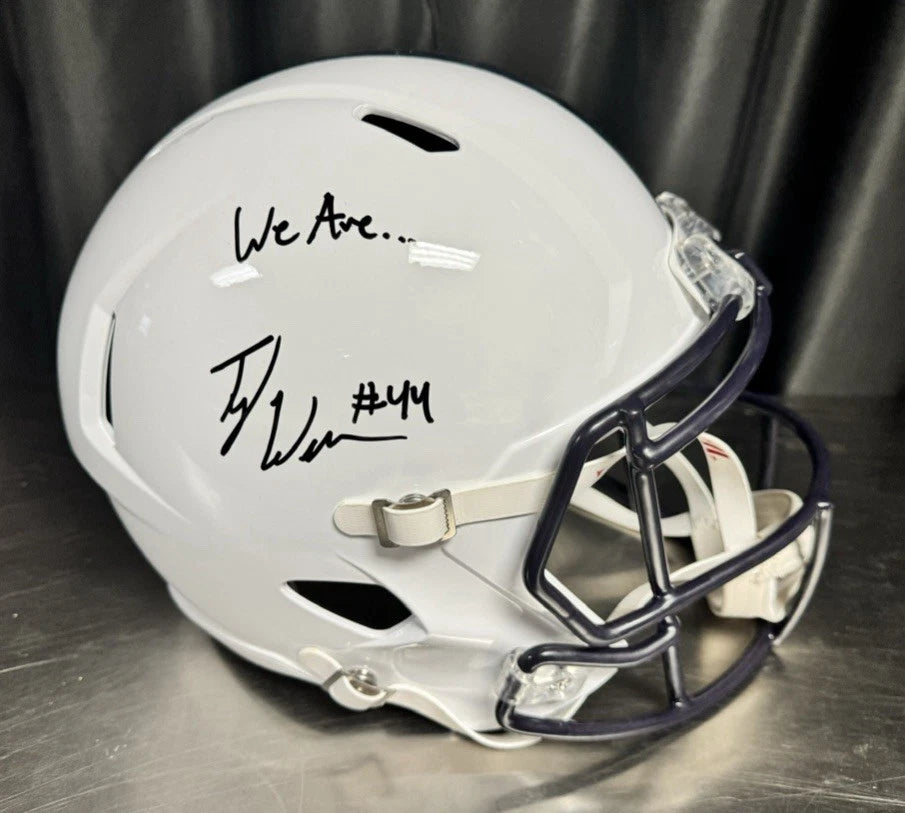 Penn State Nittany Lions Tyler Warren Signed Full Size Rep Helmet JSA ...