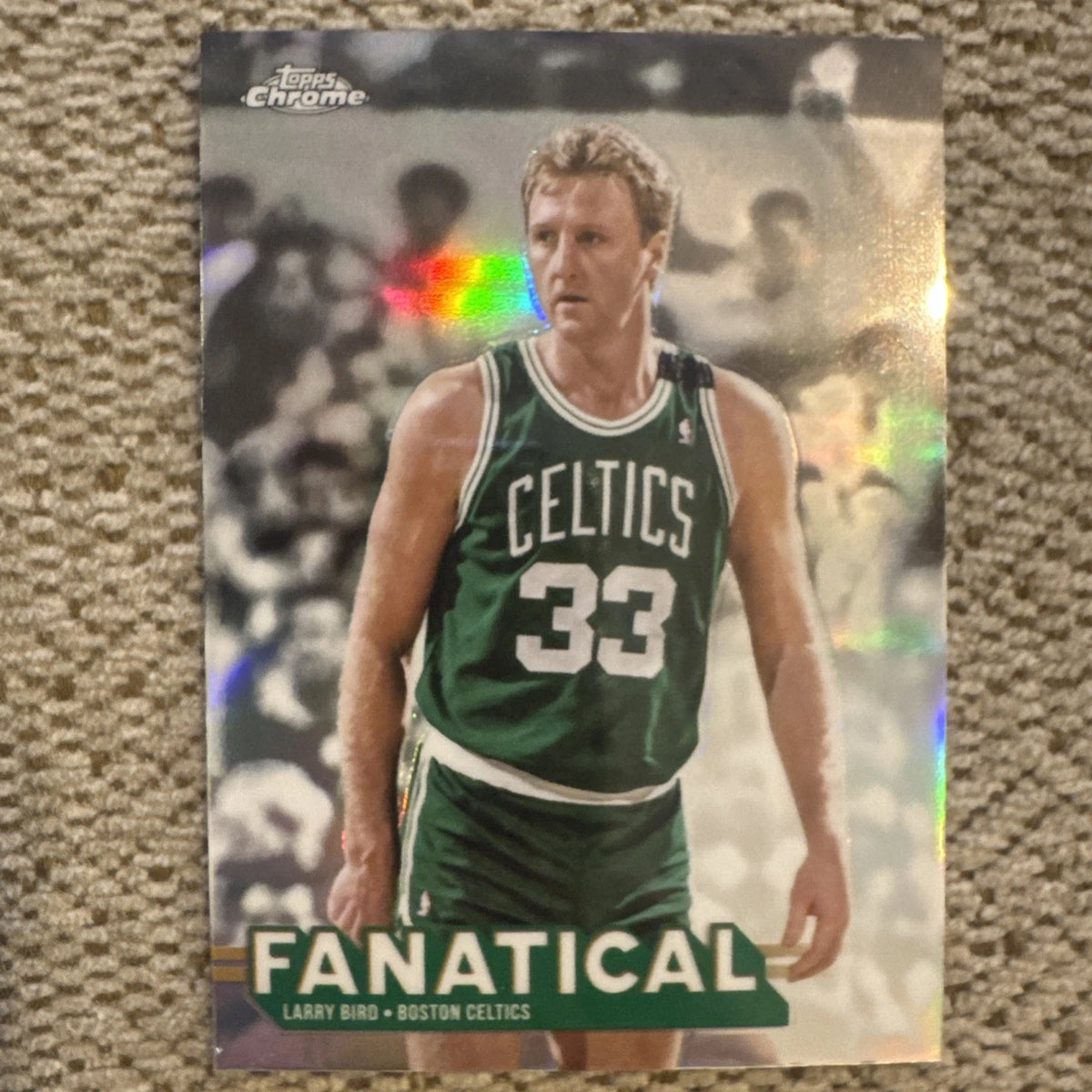 Larry Bird 2025-26 Topps Chrome SSP Case Hit Silver Fanatical Celtics ...