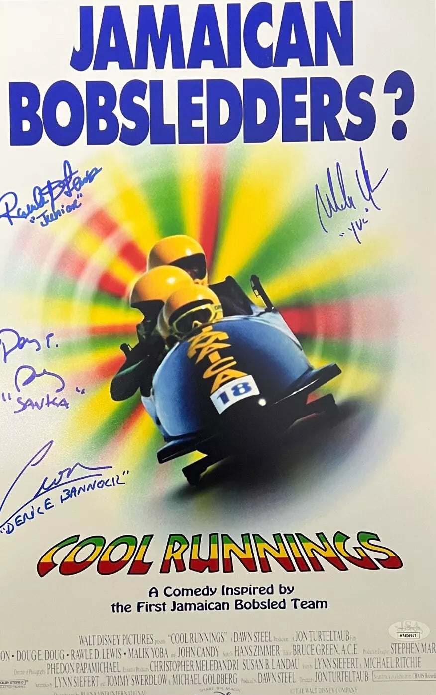 Cool Runnings Rawle D. Lewis, Doug E Doug, Leon, Malik Yoba Signed 11x ...