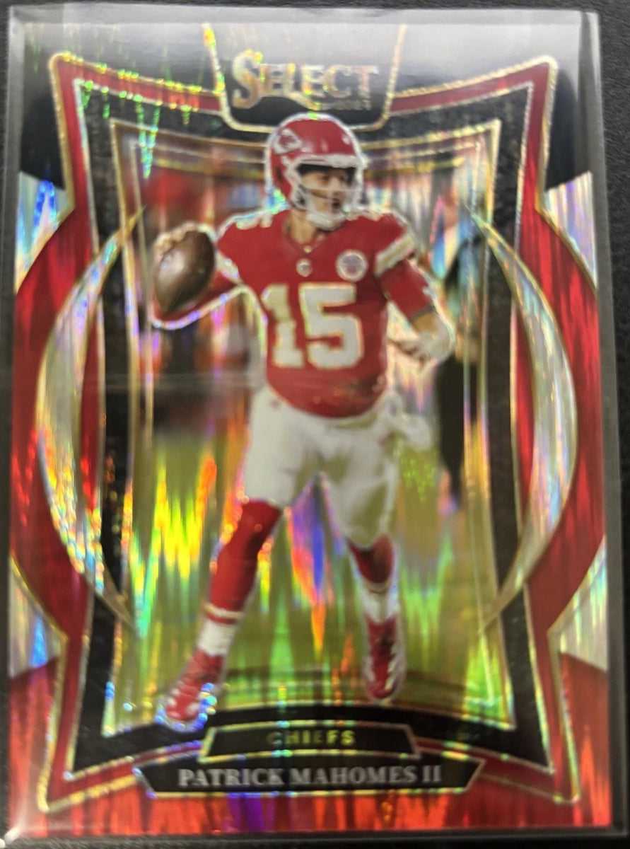 2024 Panini Select - Concourse Patrick Mahomes II Black & Red Shock Pr ...