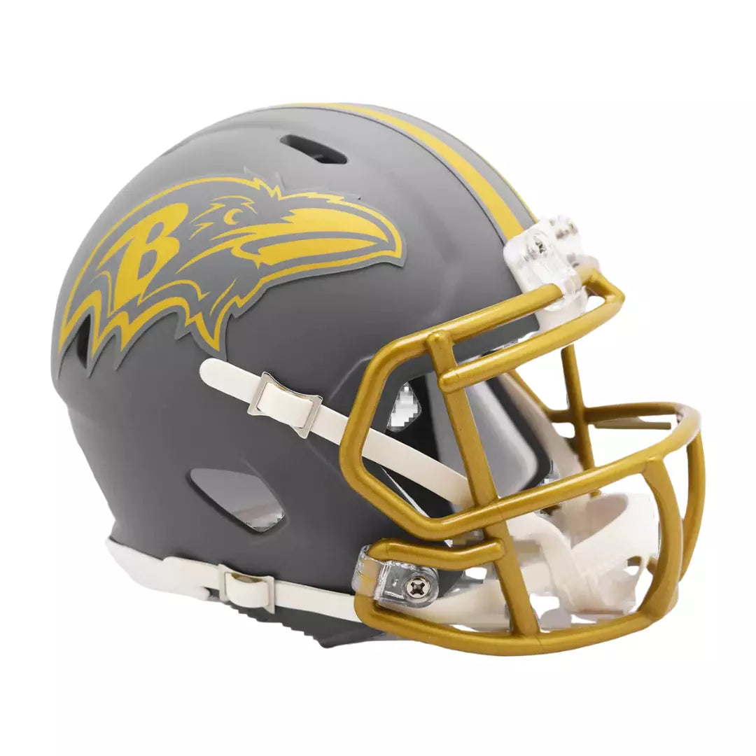 Riddell NFL Speed Mini Slate Helmet Baltimore Ravens – Dazzle Sports ...