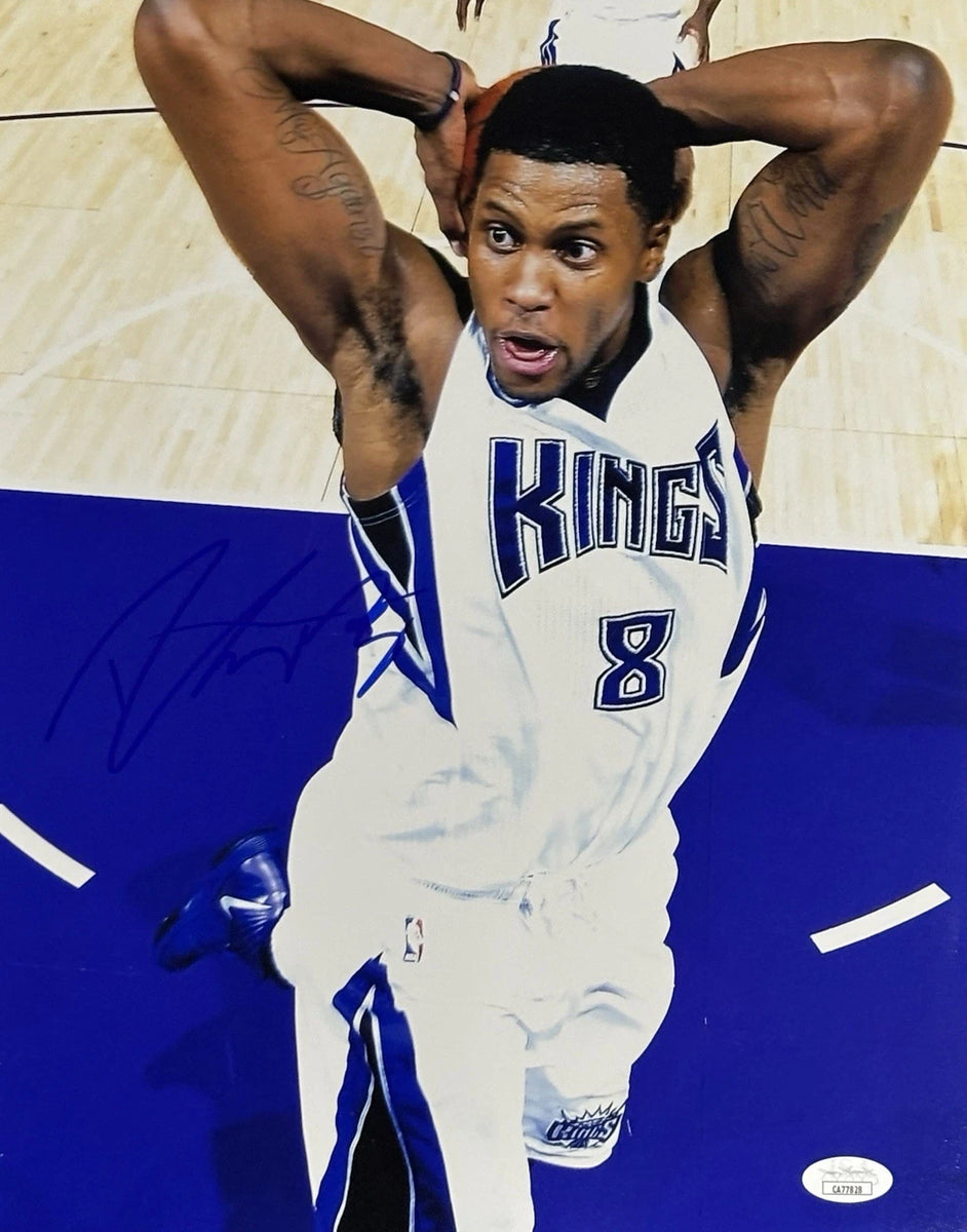 Sacramento Kings Rudy Gay Signed 11x14 Dunking JSA COA – Dazzle Sports ...