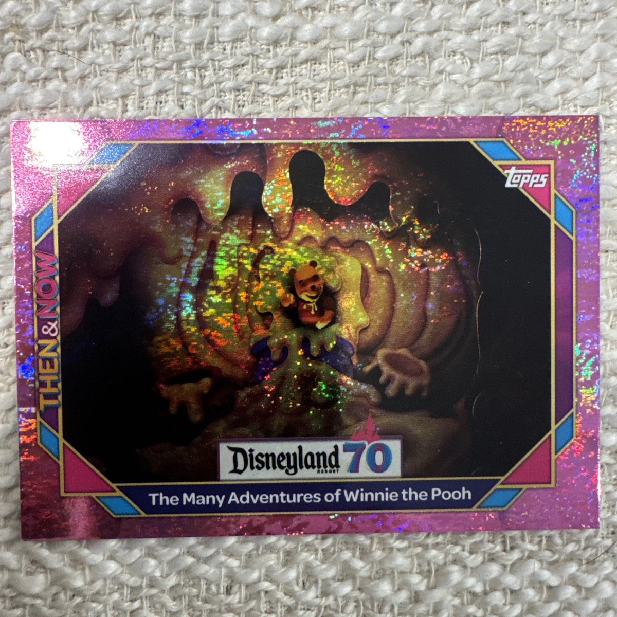 2025 Topps Disneyland 70th The Adventures Of Winnie The Pooh Pink Shim ...