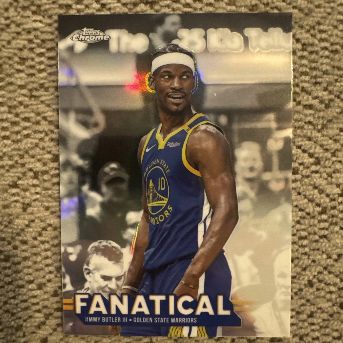 Topps 2025-26 Chrome Fanatical SSP Insert Jimmy Butler III Warriors NB ...