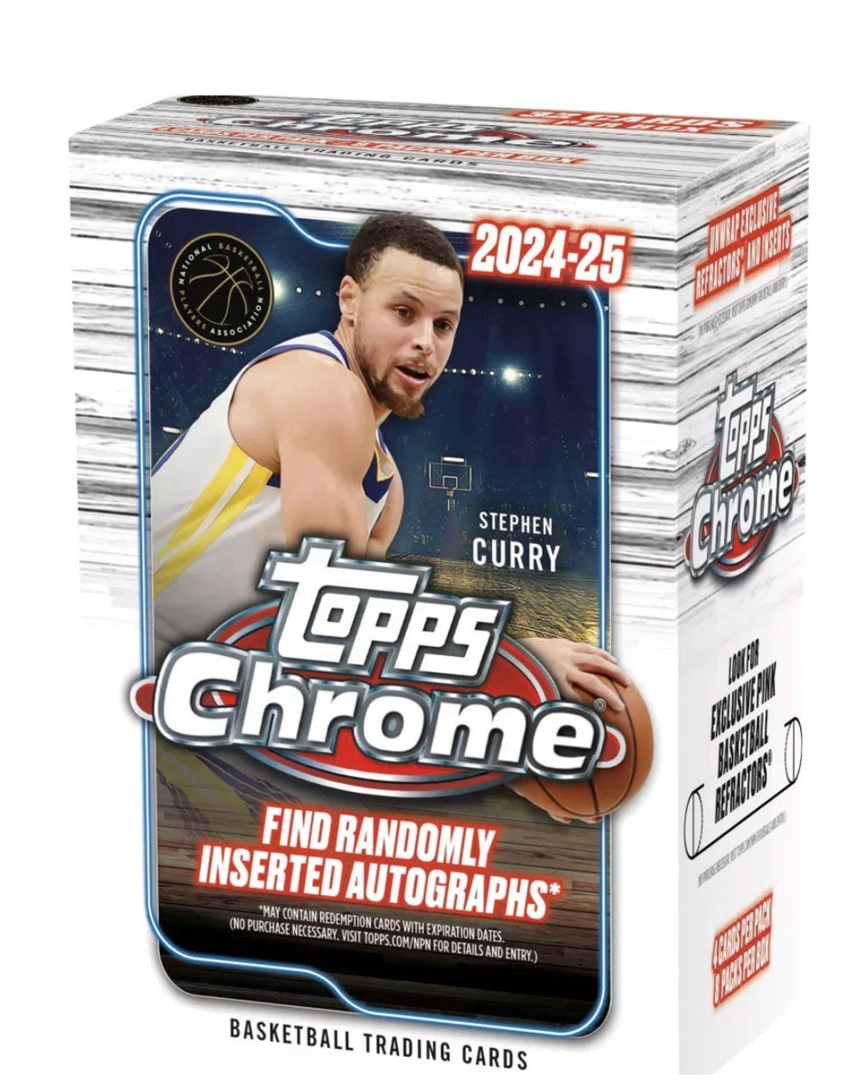 2024-25 Topps Chrome Basketball Blaster Box – Dazzle Sports Marketing