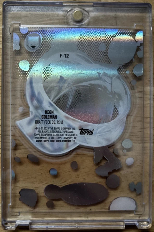 Keon Coleman 2024 Topps Signature Class Fluidity Acetate Rookie RC #F1 ...