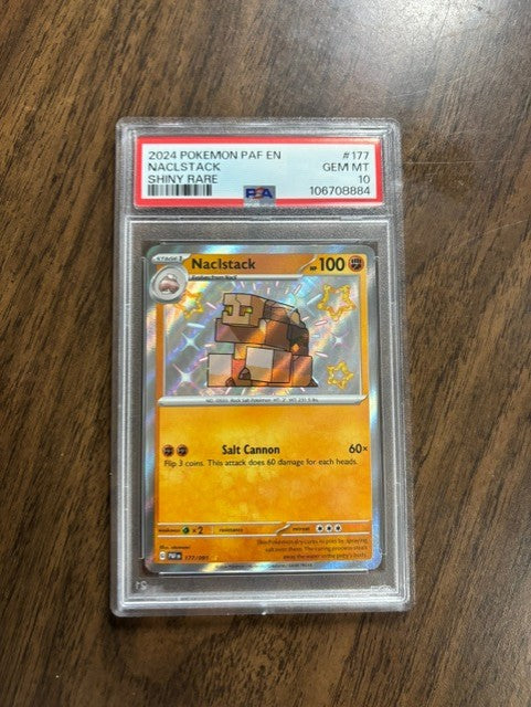 2024 Pokemon Paf En Naclstack Shiny Rare PSA GEM MT 10 – Dazzle Sports ...