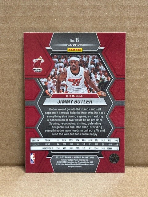 2022-23 PANINI MOSAIC JIMMY BUTLER YELLOW REACTIVE PRIZM – Dazzle ...